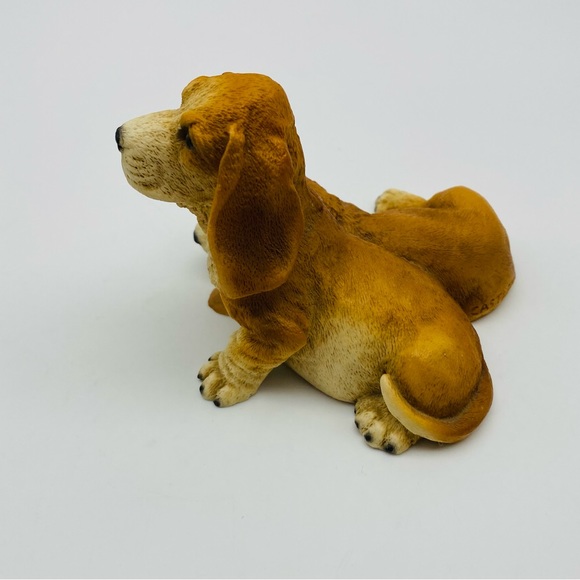 castanga | Art | Vintage 989 Bassett Hound Dogs Figurine Original By ...